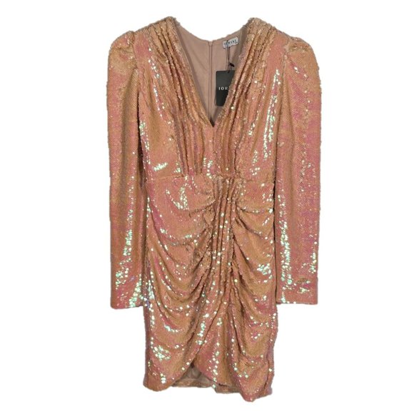 IORANE | Dresses | Iorane Allover Sequin Long Sleeve Mini Dress | Poshmark